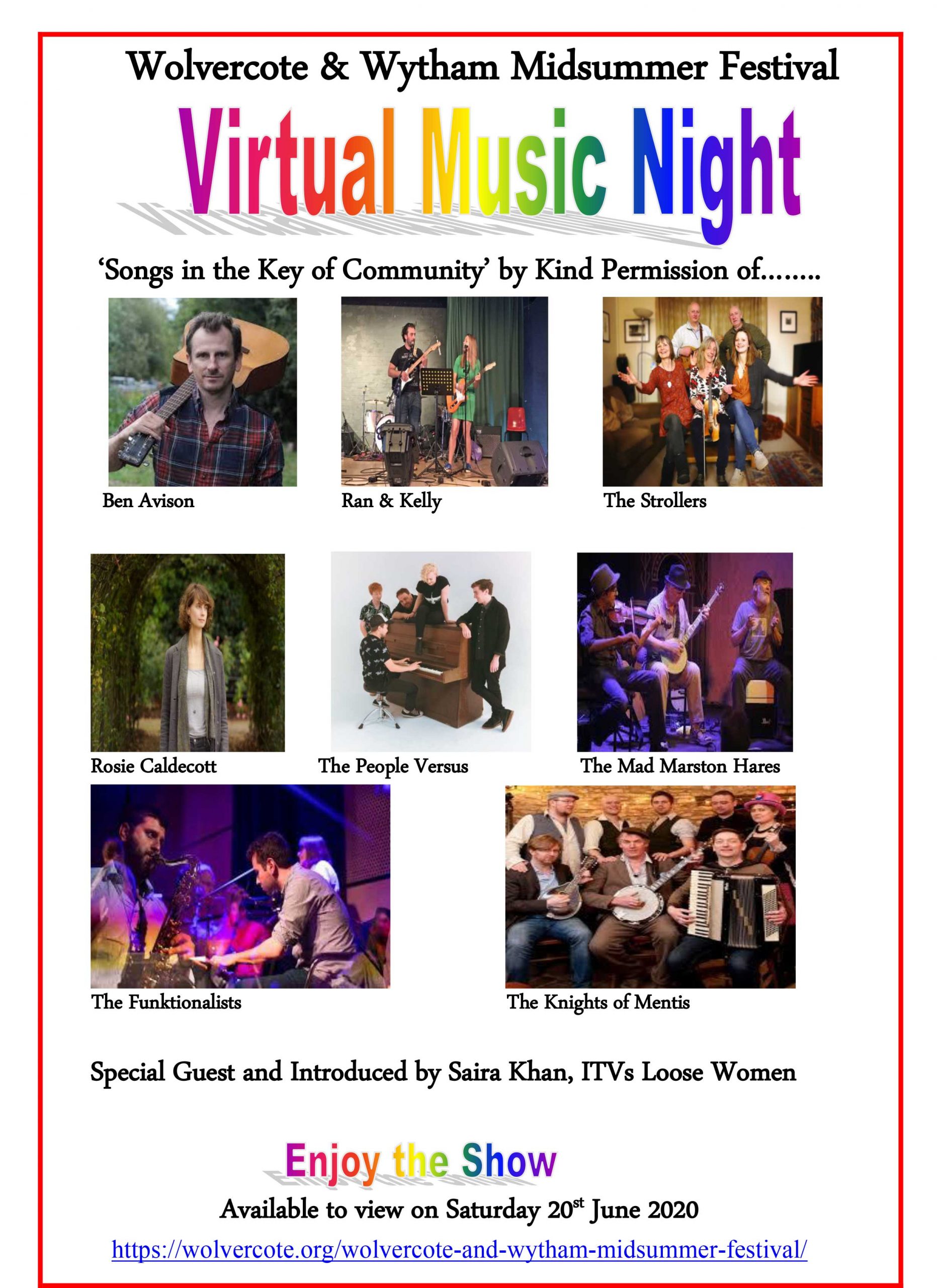 Festival Lockdown Music Night - Wolvercote.org